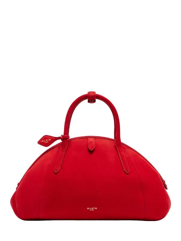 Alaïa Small Suede Top-handle Bag - Red