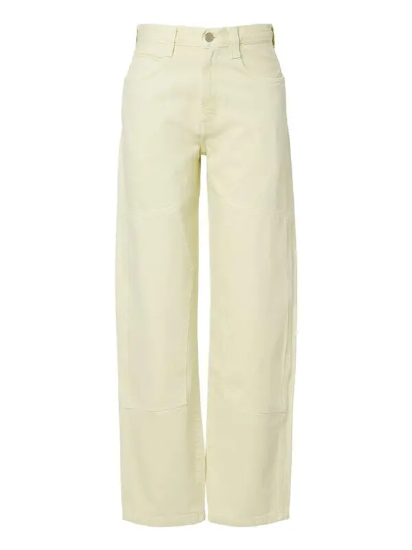 AGOLDE Laria Pieced Tapered Jeans - Yellow