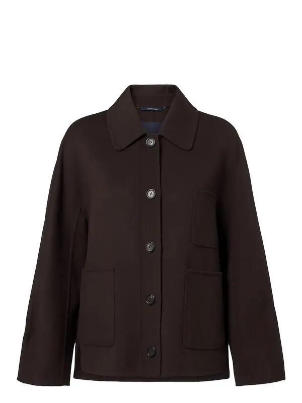 Max Mara Virgin Wool Jacket - Brown