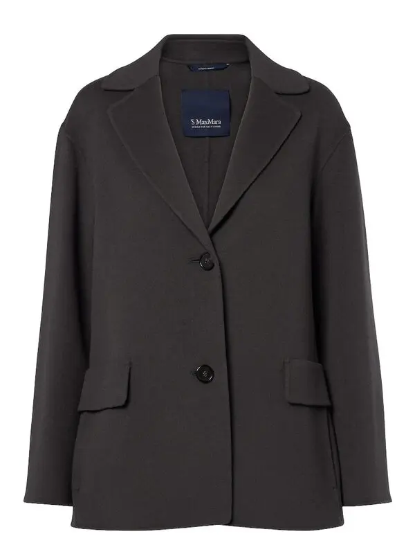 Max Mara Virgin Wool Jacket - Grey
