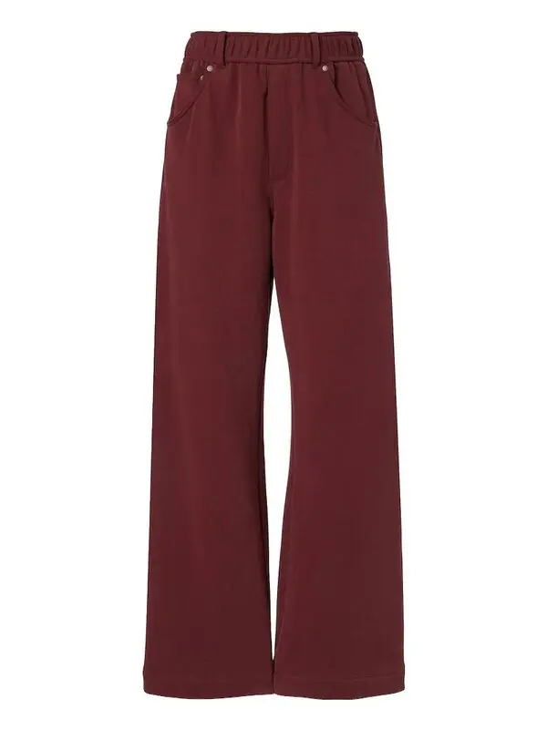 Brunello Cucinelli Cotton Jersey Sweatpants - Brown