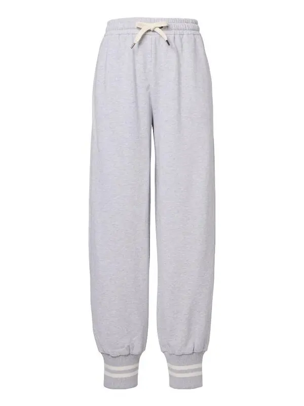 Brunello Cucinelli Cotton Jersey Sweatpants - Grey