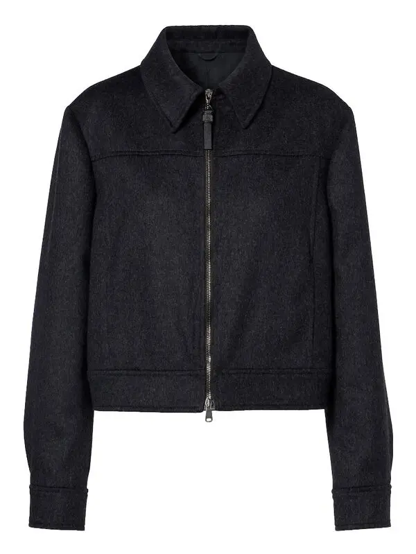 Brunello Cucinelli Wool Jacket - Grey