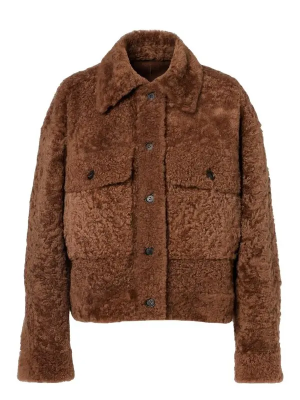Brunello Cucinelli Shearling Jacket - Brown