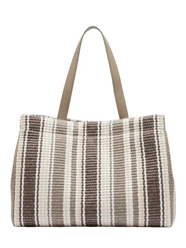 Brunello Cucinelli Monili Medium Tote Bag - Grey
