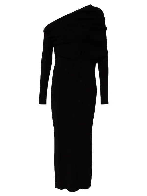 Altuzarra Berrigan Asymmetric Midi Dress - Black