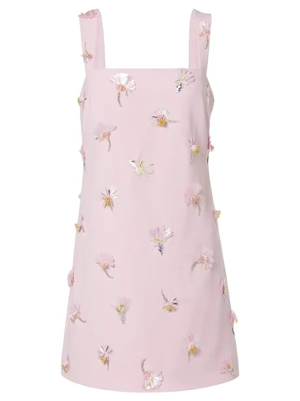 Simkhai Ella Embellished Minidress - Pink