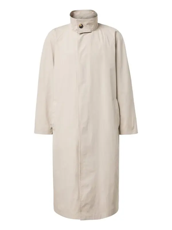 THE ROW Nivara Cotton Poplin Coat - Beige