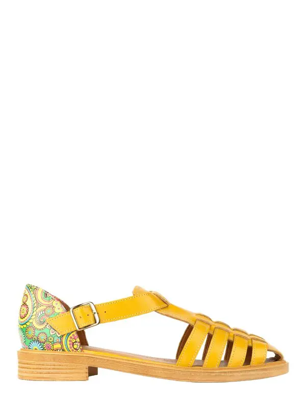 EMBASSY LONDON USA Sandy Fisherman Sandal - Yellow