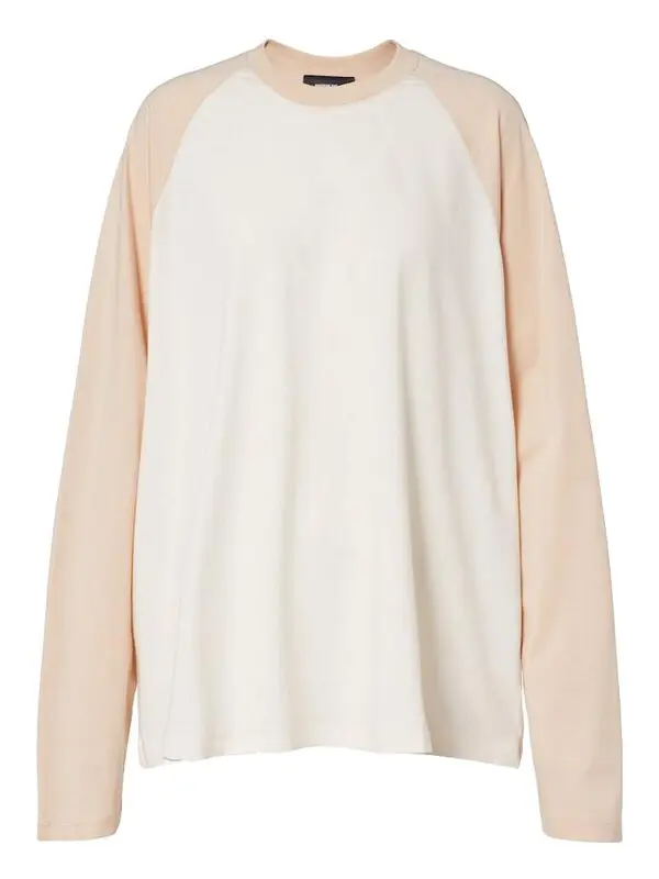 Wardrobe.NYC Cotton Jersey Crewneck Sweatshirt - Pink