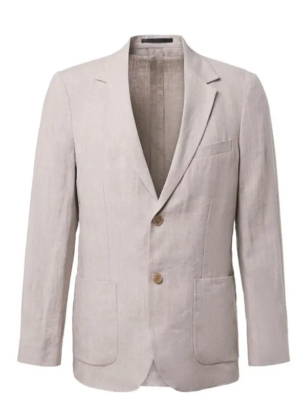 Sunspel Linen Blazer - Beige