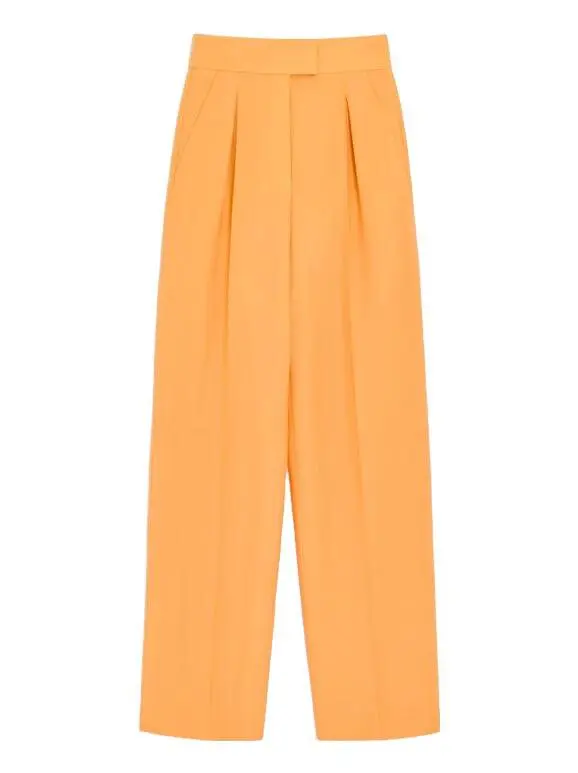 Valentino Garavani British Mohair Trousers - Orange