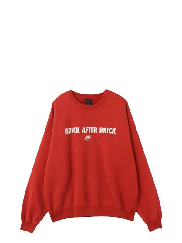 JORDAN Bike Air X Nigel Sylvester Crewneck Sweatshirt - Cinnabar Red