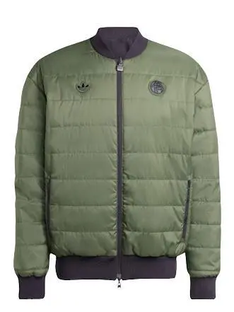 Adidas Fc Bayern Terrace Icons Jacket - Aurora Black Base Green