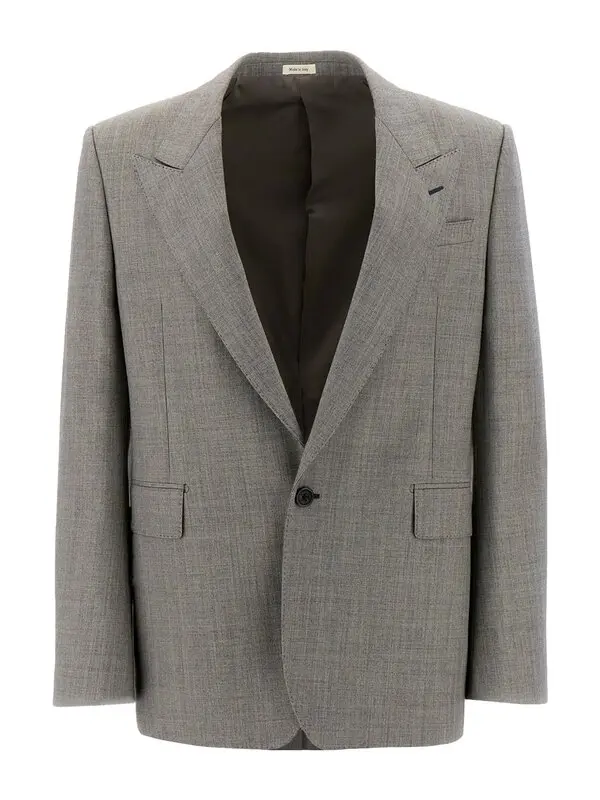 Alexander McQueen Wool Blazer - Multicolor