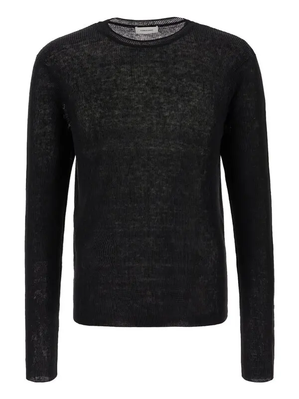 FERRAGAMO Ribbed Knitwear - Multicolor