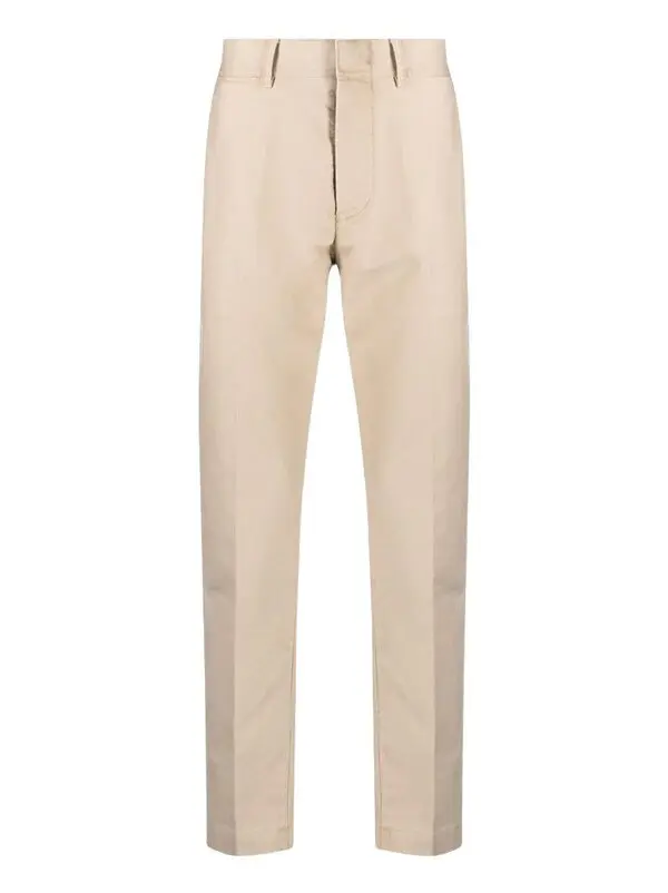 TOM FORD Logo Patch Tailored Trousers - Nude