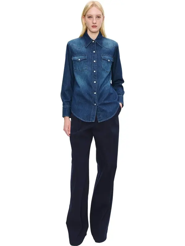 A.p.c. Western Shirt - Blue
