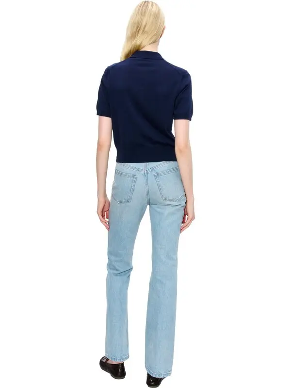 A.p.c. Navy Blue Polo Shirt - Dark Navy Blue