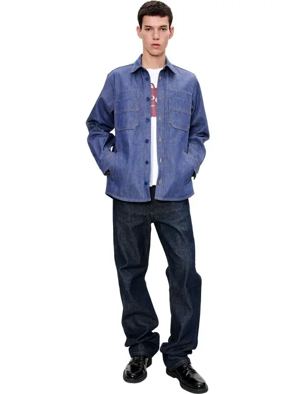 A.p.c. Classic Collar Denim Jacket - Blue