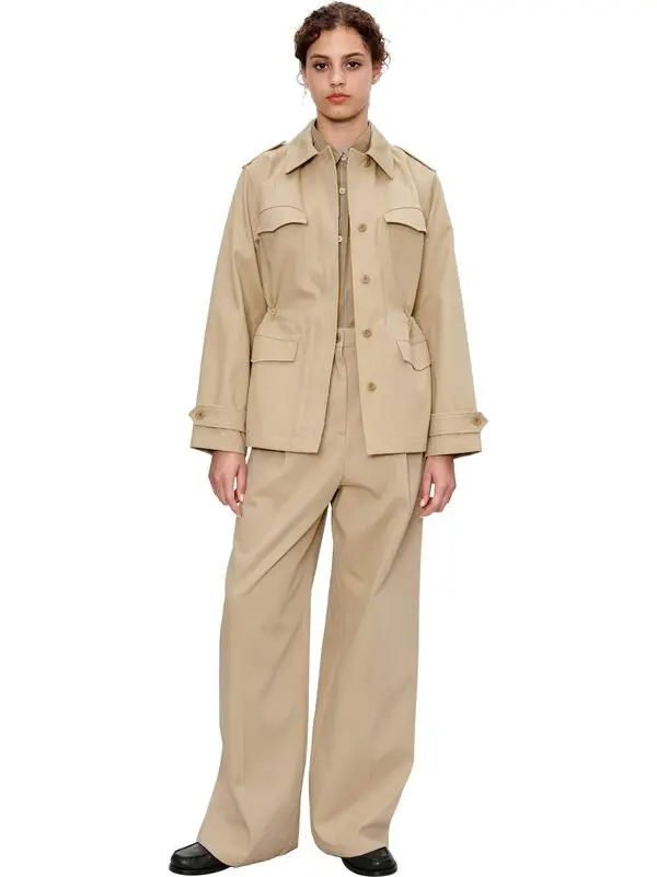 A.p.c. Fitted Safari Jacket - Beige