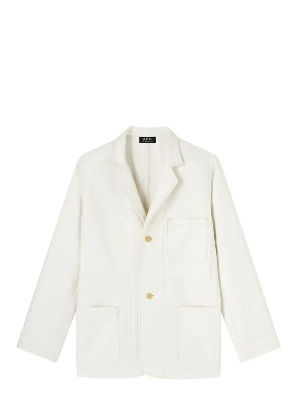 A.p.c. Tailored Blazer - Chalk
