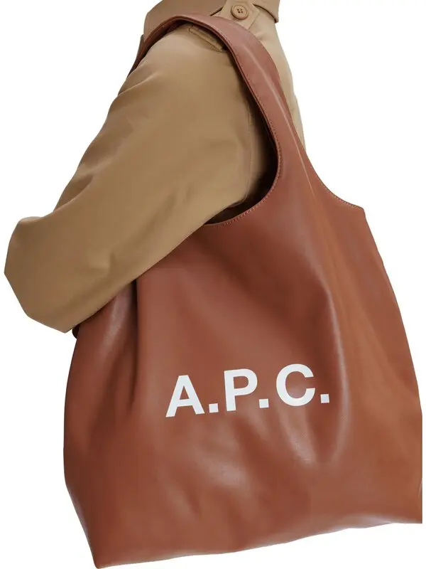 A.p.c. Ninon Tote Bag - Brown