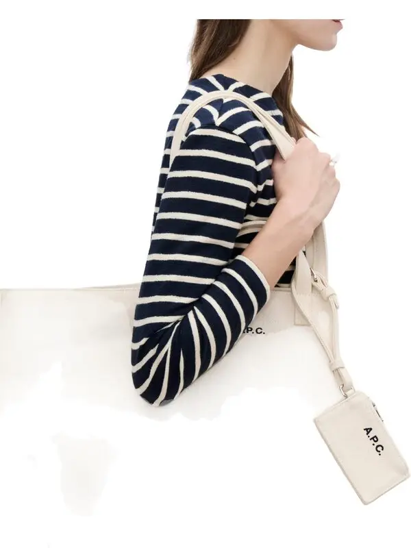 A.p.c. Le Drummer" Toile Tote Bag - Ecru