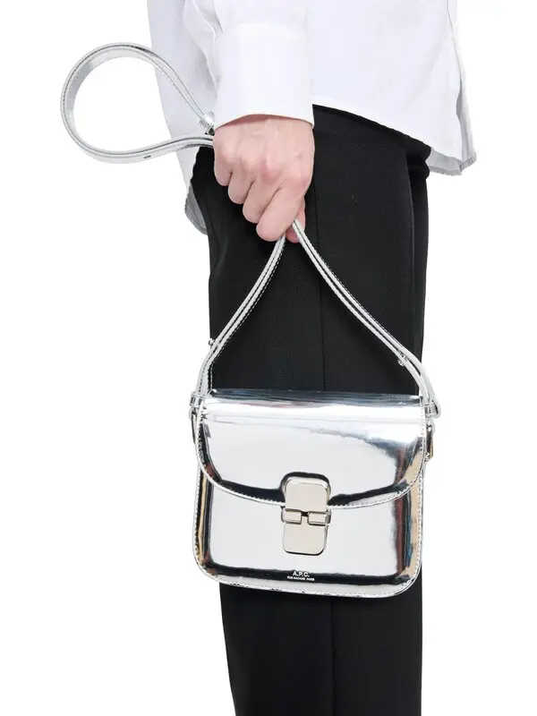 A.p.c. Grace Mini Bag - Silvertone