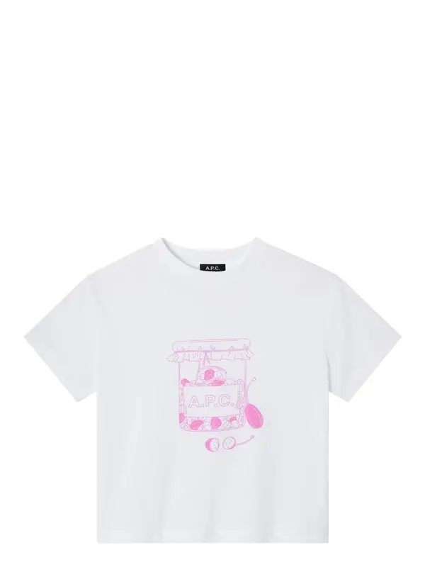 A.p.c. Capers Jar Graphic T-shirt - White