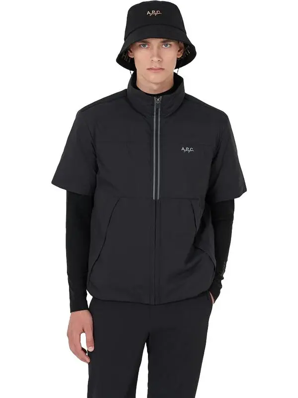 A.p.c. Rory Short Sleeve Jacket - Black