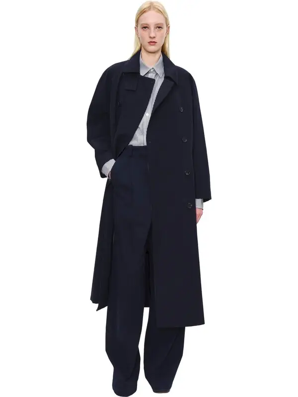 A.p.c. Trench Coat - Dark Navy Blue