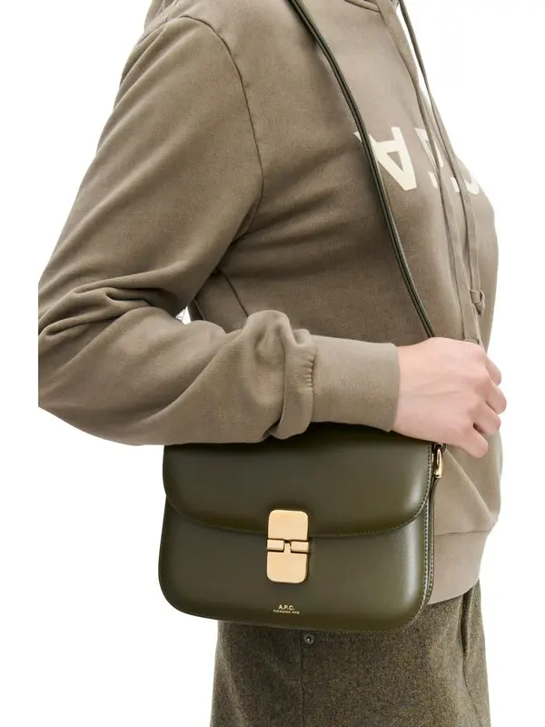 A.p.c. Grace Small Bag - Dark Khaki