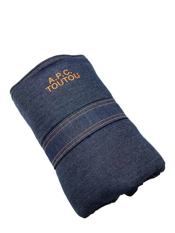 A.p.c. Faux Fur Dog Bed - Indigo Blue