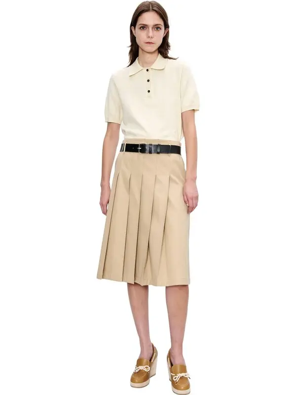 A.p.c. Ruby Knit Polo Shirt - Ecru