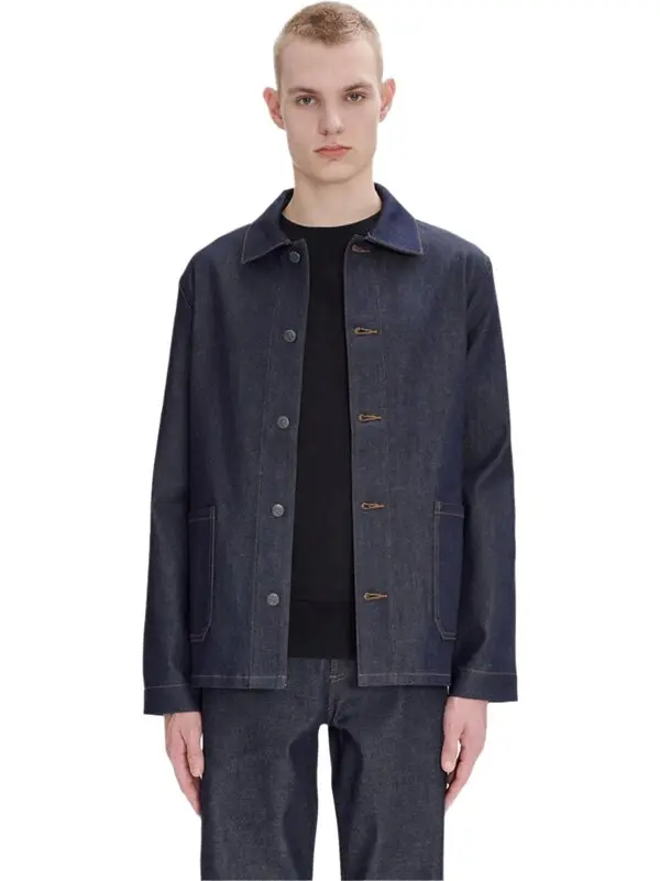 A.p.c. Kerlouan Logo Jacket - Indigo