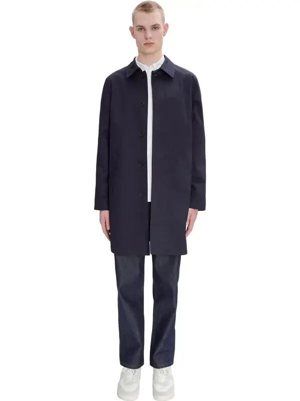 A.p.c. Urban Mac Coat - Dark Navy