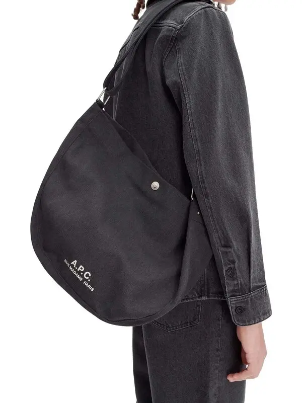 A.p.c. Journal Satchel Bag - Black