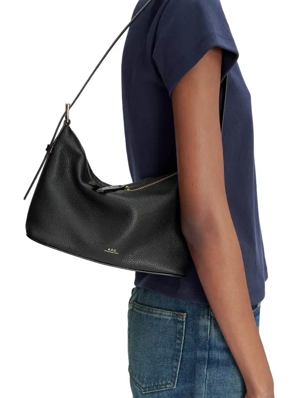 A.p.c. Vera Shoulder Bag - Black