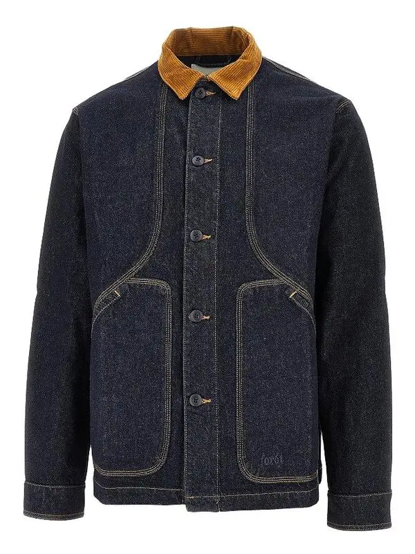 FORET Berry' Deni Overshirt An - Blue