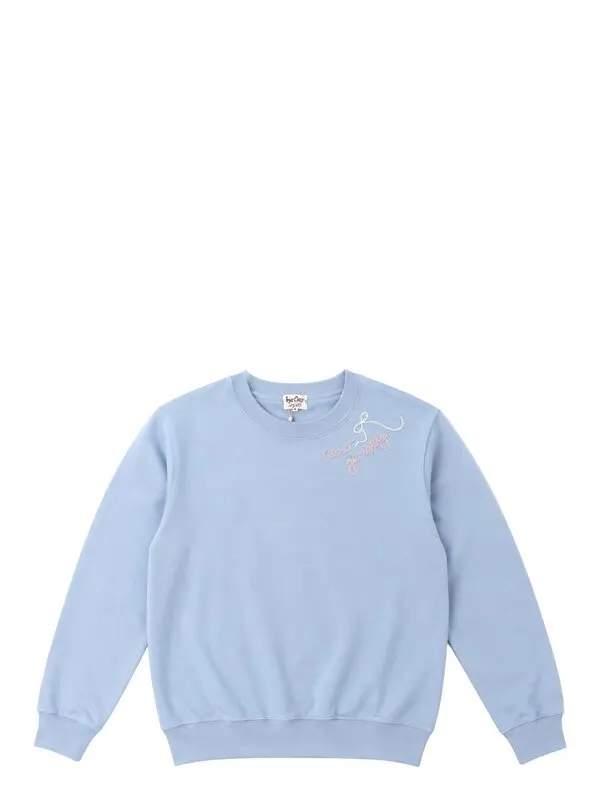 LoveShackFancy New Jersey" Embroidered Sweatshirt - Blue