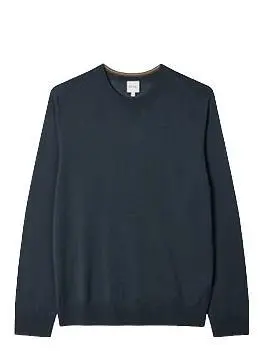 Paul Smith Merino Wool Crew Neck Sweater - Blue