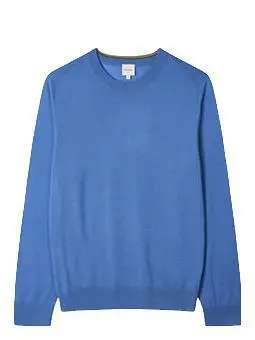 Paul Smith Cobalt Washable Merino Wool Sweater - Blue