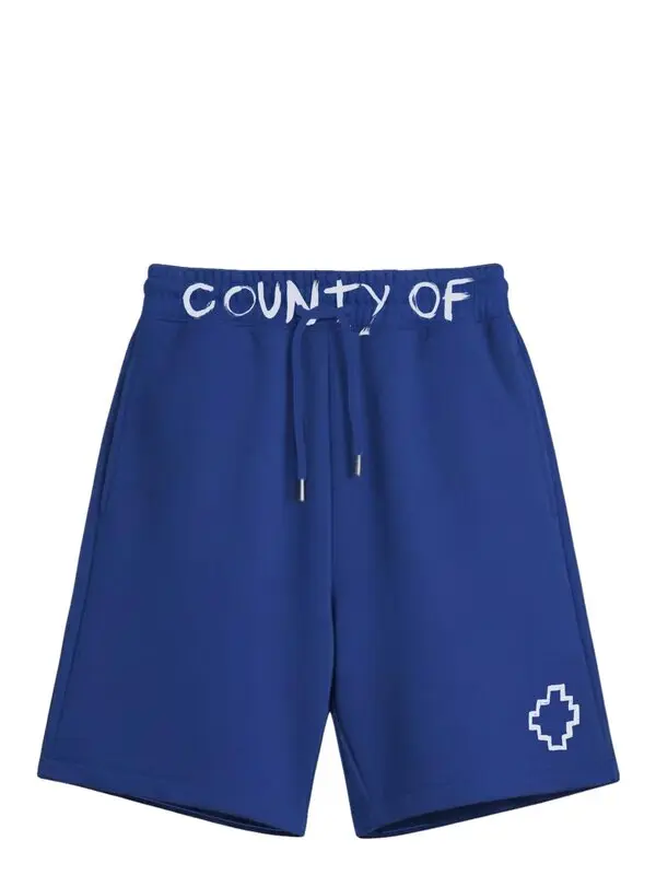 COUNTY OF MILAN Shorts - Gnawed Blue