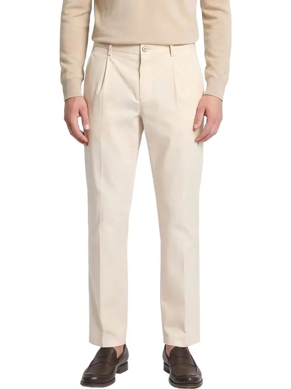 FAY Tailored Trousers - Beige