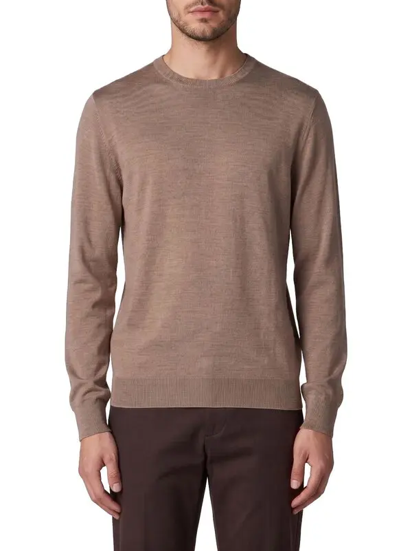 BALLANTYNE Crew Neck Sweater - Natural