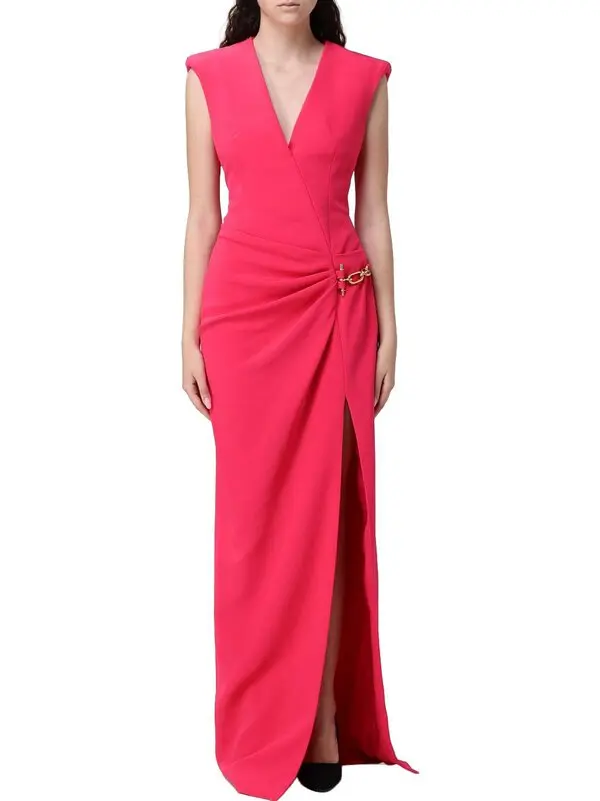 Balmain Maxi Dress - Fuchsia