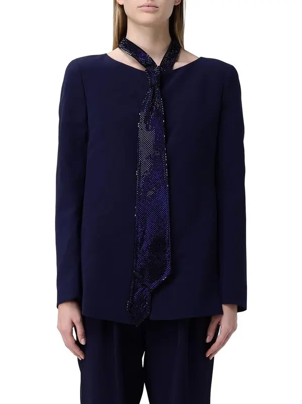 Giorgio Armani Long Sleeve Top - Blue