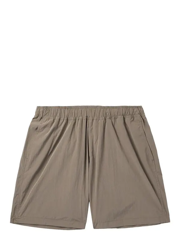 SSAM Wide-leg Shell Shorts - Brown