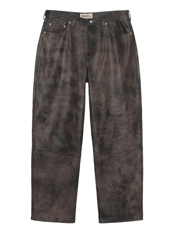 StÜssy Washed Big Ol' Jean - Black